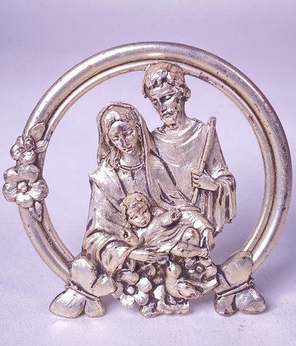 Cecchini Italy Holy Family Jesus Mary Joseph Nativity Scene Stand VTG ...