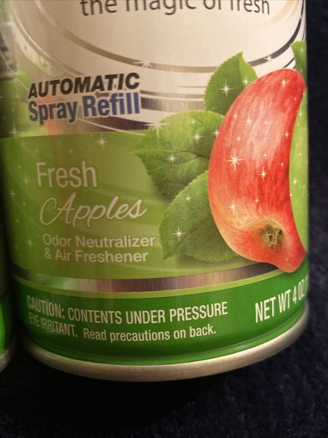 Wizard Automatic Spray Refills Air Freshener Apple Cinnamon 5 oz for ...