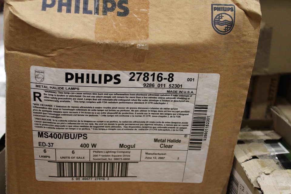 Philips Mogul 400W Metal Halide Coated Bulb MH400/C/U | eBay