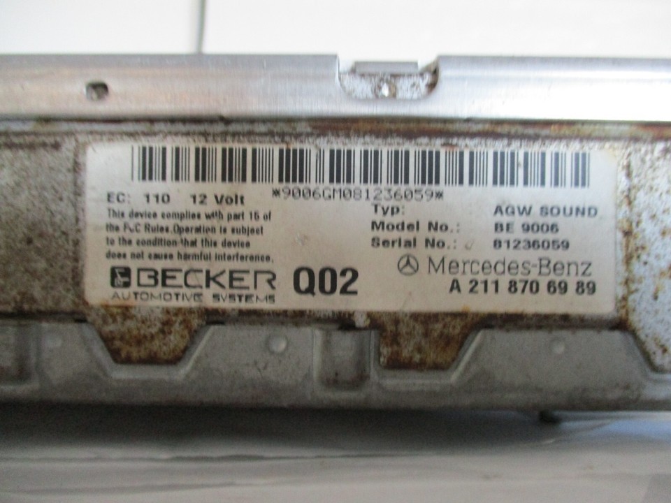 2003-2008 Mercedes-Benz W211 E350 E550 Harman Kardon AMP Amplifier ...