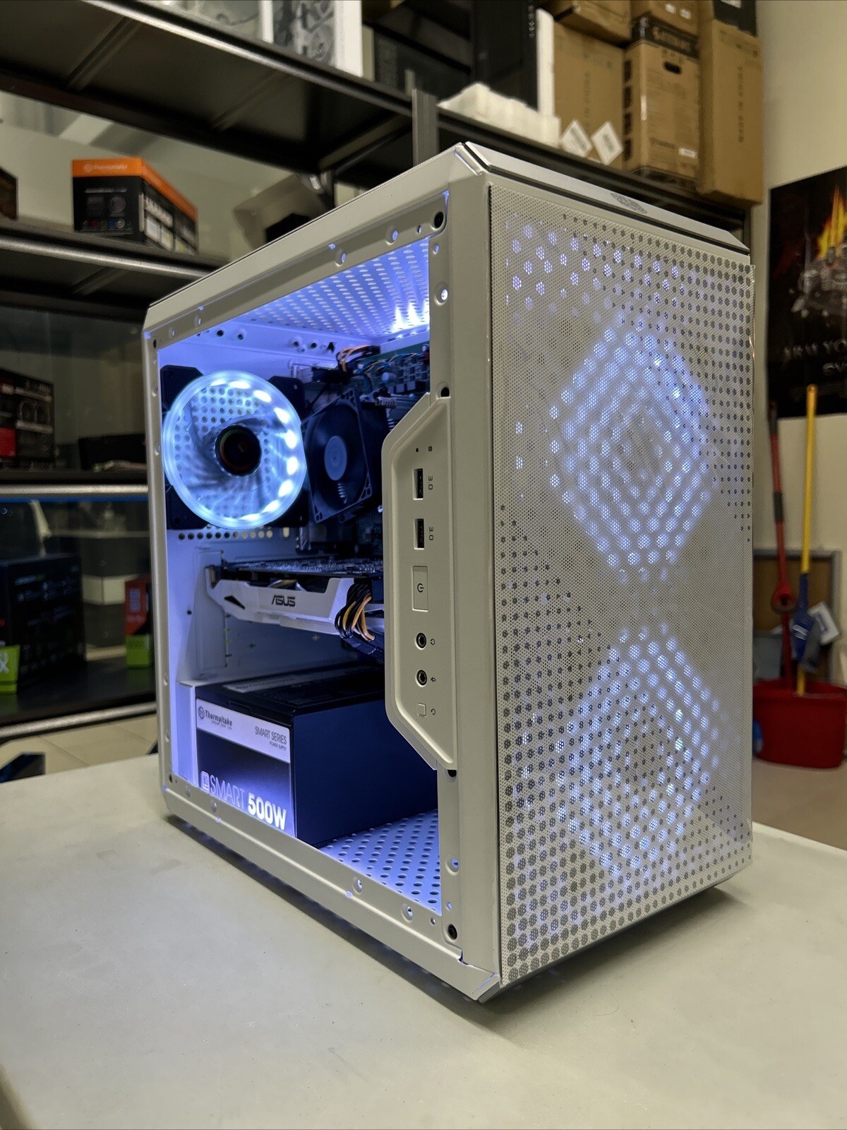 Custom ARGB Gaming PC Desktop Computer Intel I7 16GB 3TB 500GB SSD GTX ...