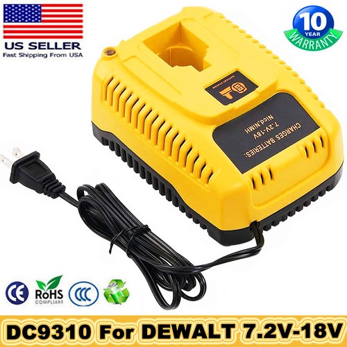 18 Volt DC9310 Charger for Dewalt 7.2V-18V XRP Battery NiCd/NiMh DC9096 ...