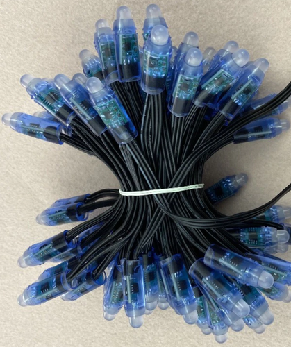 100 ct String Lights 12V DC WS2811 Resistor Bullet LED Pixel Nodes ...