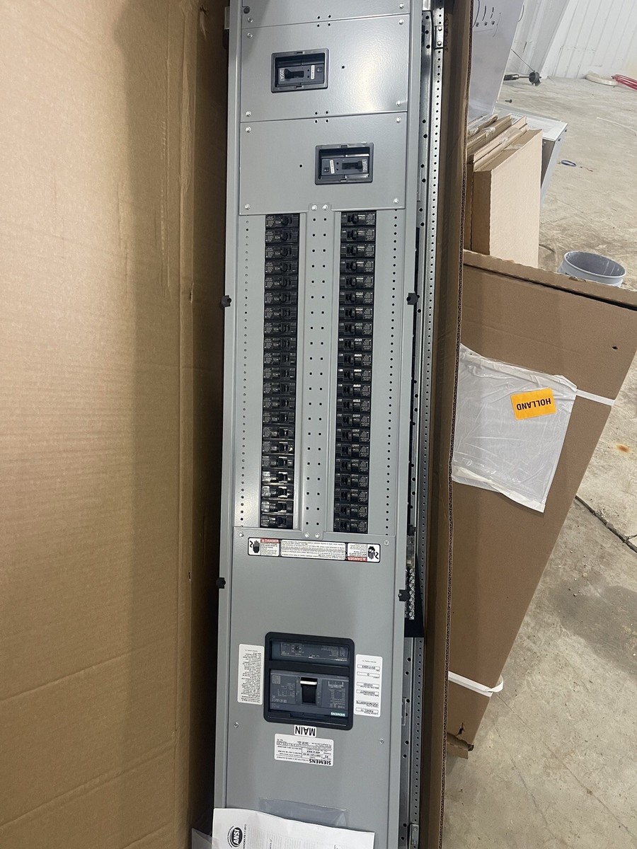 400 Amp Breaker Box PANELBOARD SIEMENS, 400 AMP, 240V / 120V, MLO,
