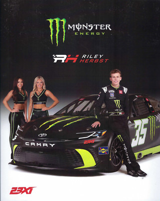 2025 RILEY HERBST "MONSTER ENERGY 23XI" #35 NASCAR CUP SERIES POSTCARD ...