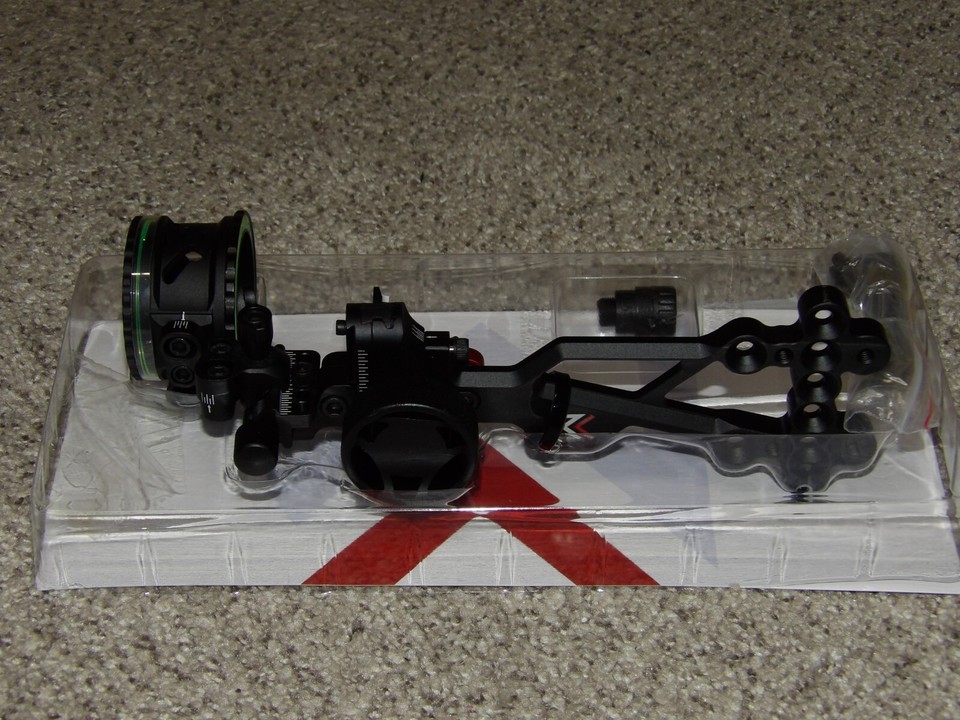 New Redline RL2 Adjustable 1 Single Pin Bow Sight- LEFT Handed .019 Pin ...