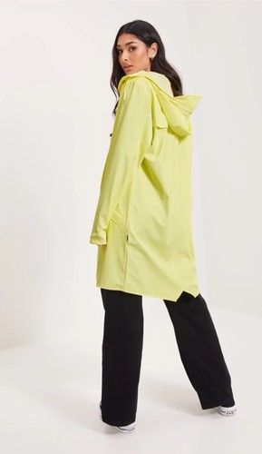 Rains Brand Long Jacket Raincoat Straw Yellow XL Rain Hooded ...