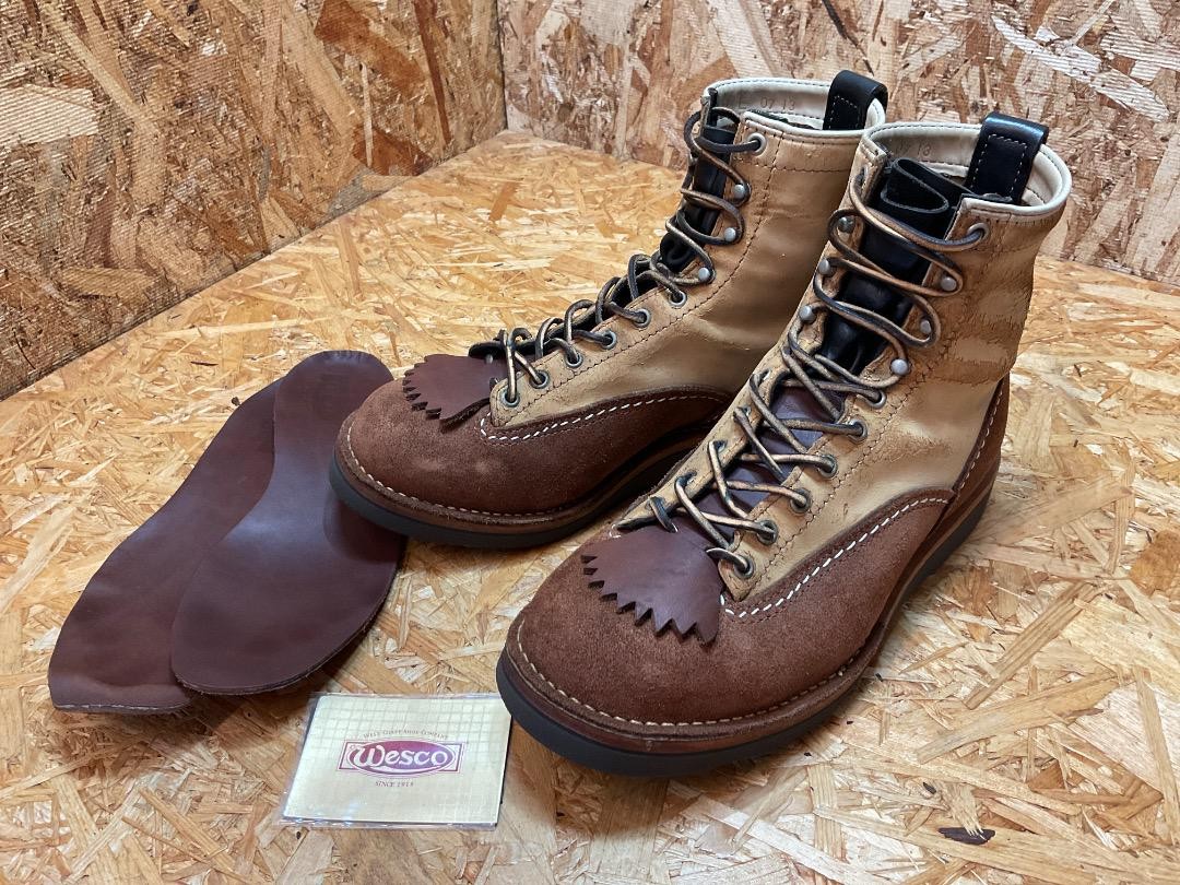 Wesco Custom Jobmaster 2 Tone 8 Inch Boots 9E with Ca… - Gem