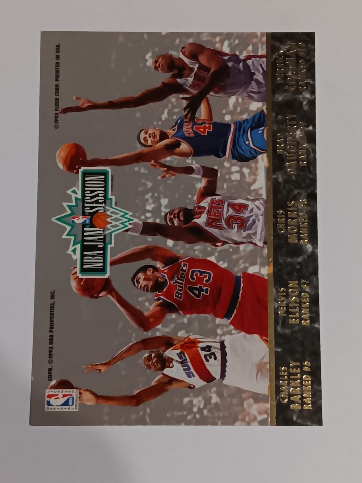 1992-93 Fleer Ultra NBA Jam Session Top 10 KEMP OLAJUWON BARKLEY | eBay