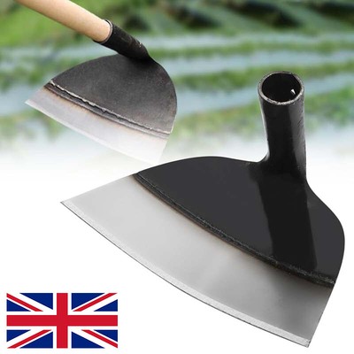 Heavy Duty Digging Hoe Garden Digging Steel Gardening Weeding Hoe Head ...