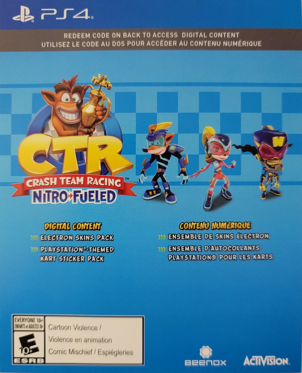 Crash Team Racing Crash Team Racing CTR Nitro Fueled Steelcase