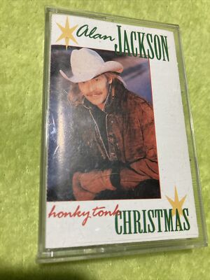 Alan Jackson Honky Tonk Christmas Cassette 1995 Arista Clean | eBay