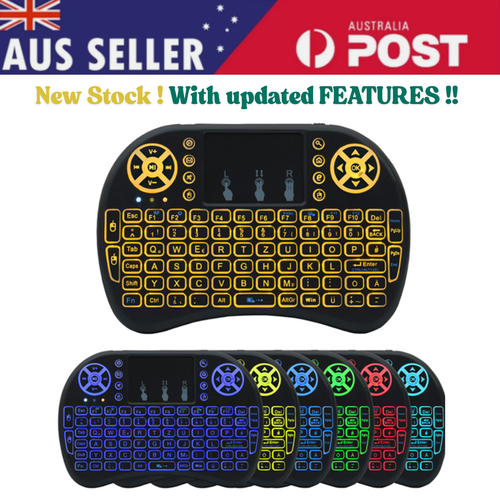 Mini Wireless Remote Keyboard for Smart TV Android Box i8 2.4GHz with ...