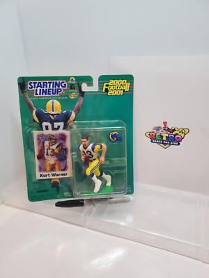 VTG 2000 Hasbro Starting Lineup Kurt Warner NFL Action Figure St Louis ...