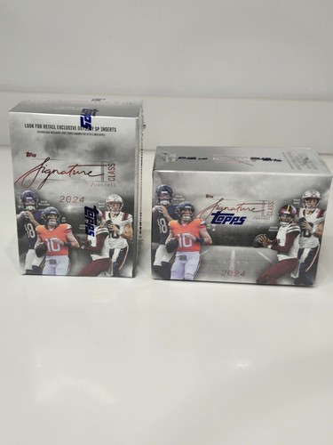 2024 Topps Signature Class Football Factory Sealed Blaster Box-Look for ...