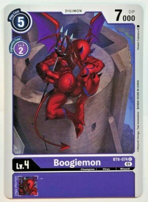 Digimon Boogiemon Double Diamond BT6-074 NM/M | eBay