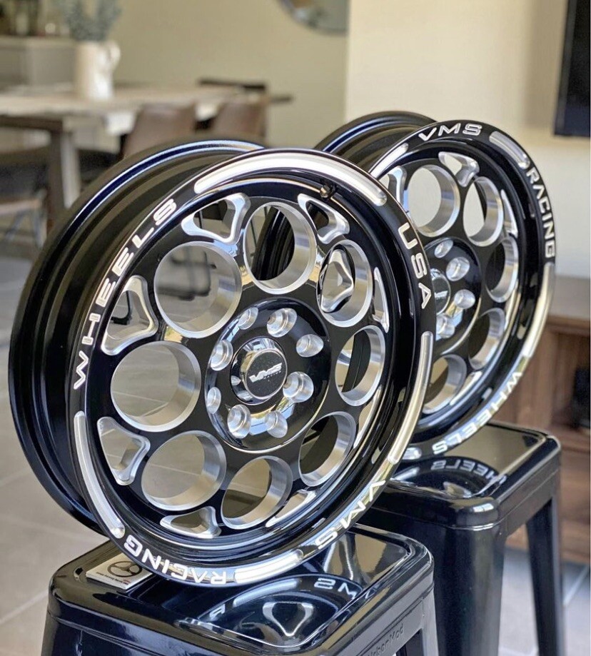 VMS Racing Modulo Drag Wheels 15x3.5 Bolt Pattern 4x100 and 4x114.3 ...