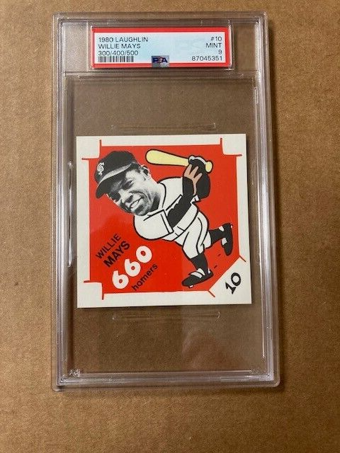 Hank Aaron 1980 Laughlin 300/400/500 PSA 8 | eBay