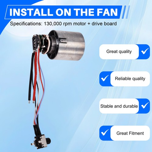 130000 RPM Brushless Motor Turbo Fan Motor with Drive Board for ...