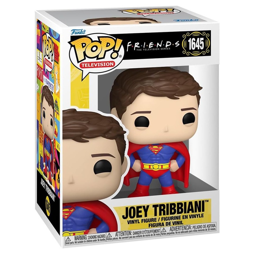 Funko POP Friends Joey Tribbiani As Superman - FRIENDS Figure 1645 ...