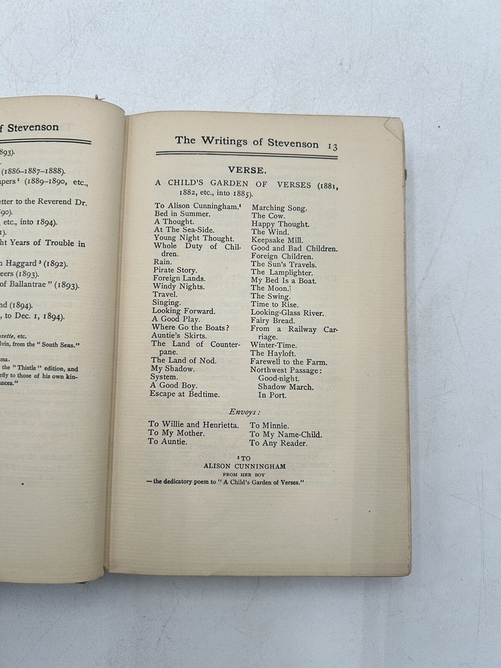 Robert Louis Stevenson, Alexander Jessup THE BEST OF STEVENSON 1st ...