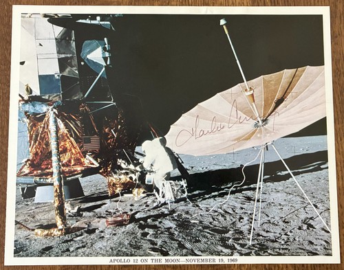 SALE! Charles Pete Conrad Apollo 12 Signed 10 x 8 NASA Litho *Zarelli ...
