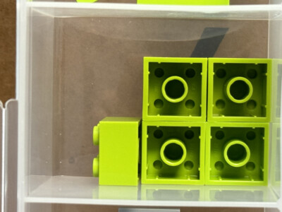 LEGO Parts - Lime Brick 2 x 2 - No 3003 - QTY 5 | eBay