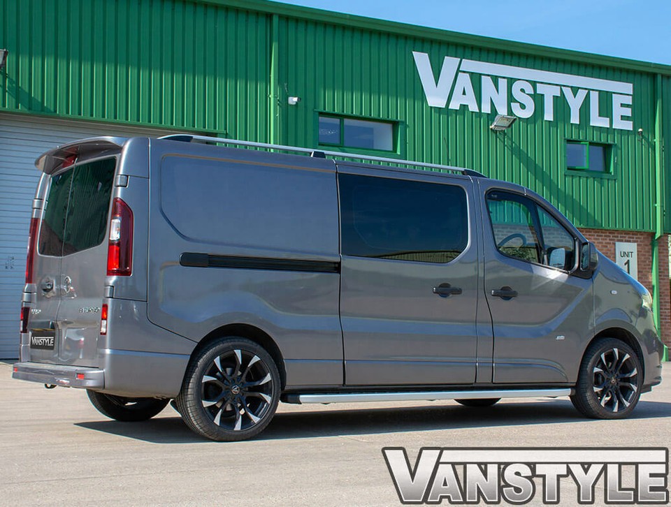 FITS RENAULT TRAFIC 14> QUALITY PU REAR TWIN BARN DOOR SPOILER NOT ...