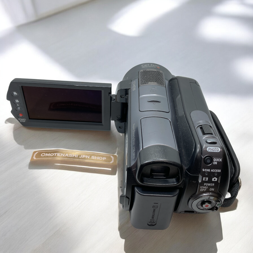 SONY HDR-SR12 Black Handycam HDD Digital Hi-Vision Camcorders Working ...
