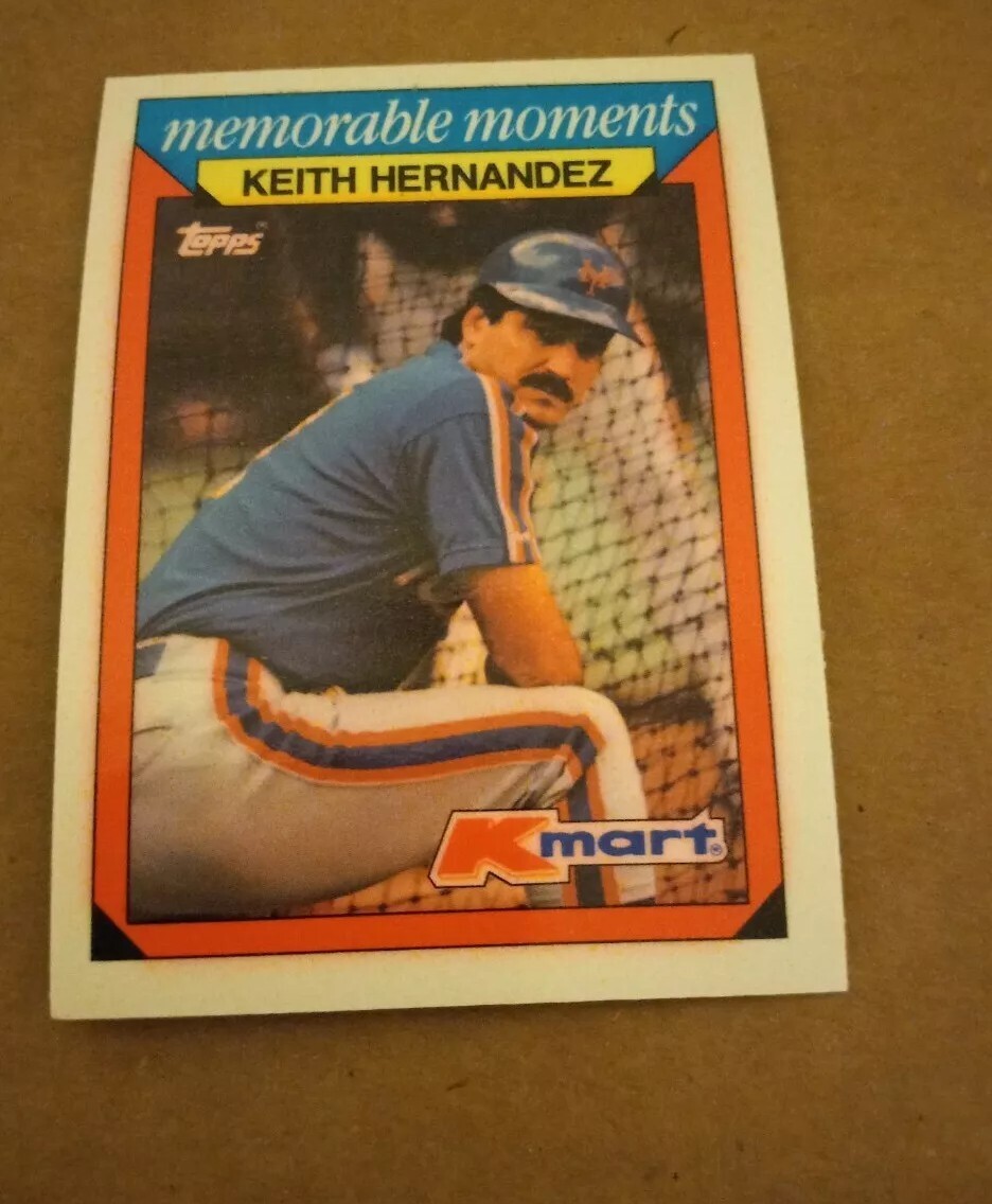 1988 Topps Memorable Moments KEITH HERNANDEZ Baseball Card #14. NEW ...