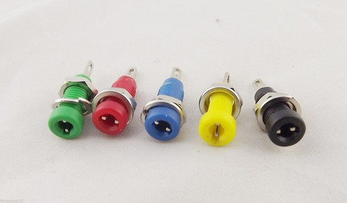 10pcs 2mm Amplifier Terminal Binding Post Banana Panel Mount Test Probe ...