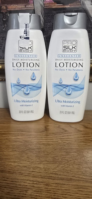2 PACK Of Pro Silk Body Unscented Daily Moisturizing Lotion 20 fl oz | eBay