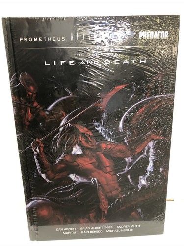 SEALED Aliens Predator Prometheus AVP Complete Life and Death Abnett ...