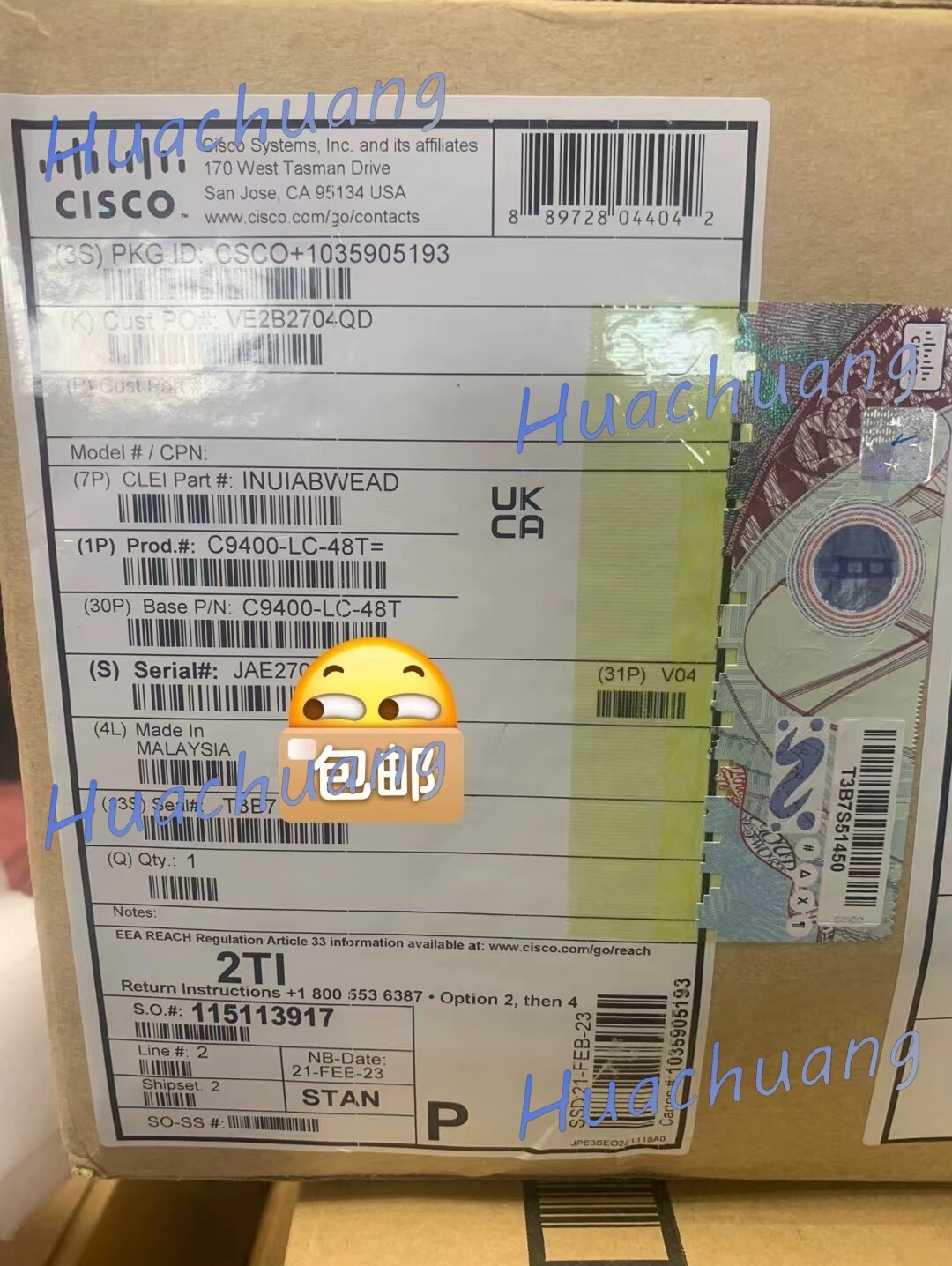 C9400-LC-48T Cisco C9400-LC-48T 48 Gigabit Ethernet service boards ...