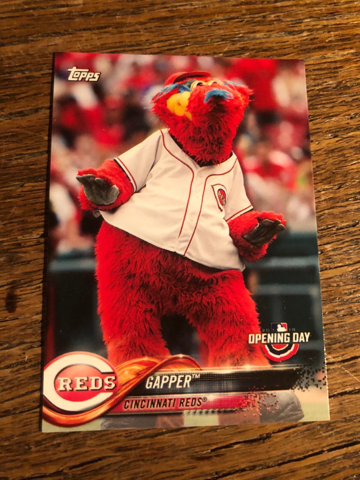 2018 Topps Opening Day Mascots Gapper Reds M5 | eBay