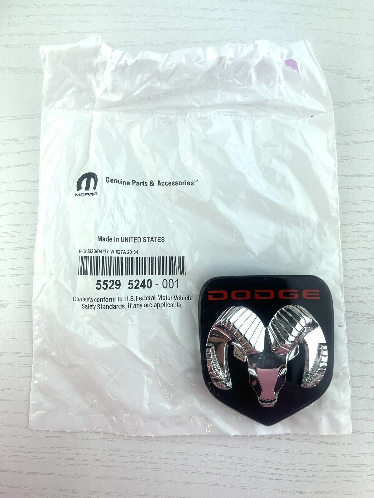 1993-2003 Dodge Ram Dakota Durango Front Grille Emblem Replacement ...