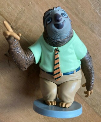 Zootopia Flash Slothmore PVC Figure - 2016 Disney | eBay