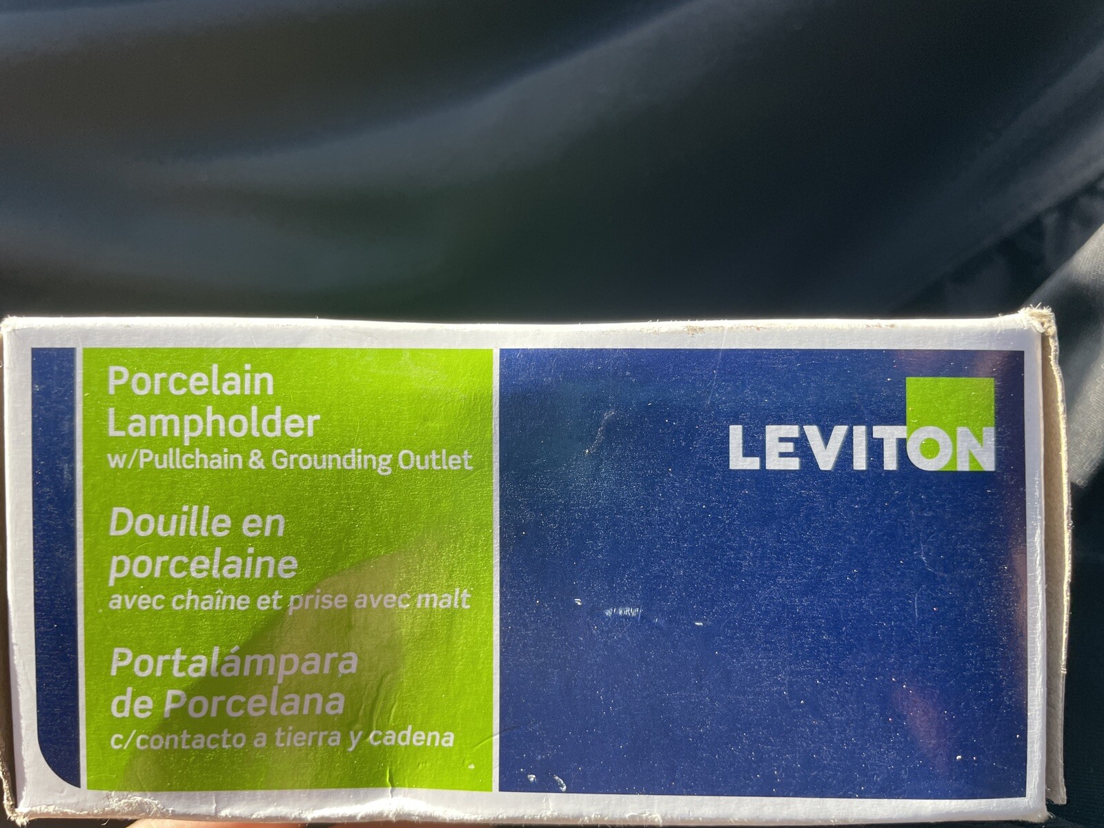 Leviton 9726-C One Piece White Glazed Porcelain Outlet Box Mount ...