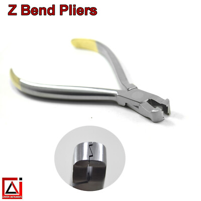 Z-Bend Wire Bending Loop Forming Orthodontic TC Pliers Dental Surgical ...