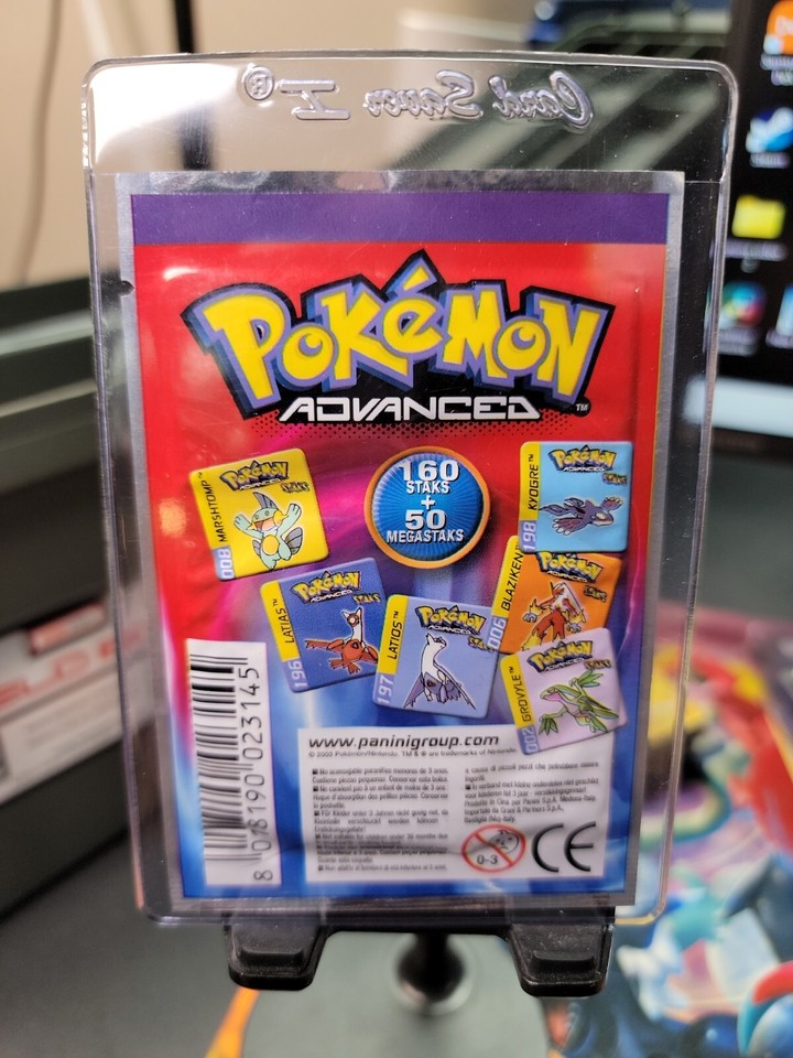 2003 Panini Pokemon Advanced Staks sealed booster pack Brand New ...