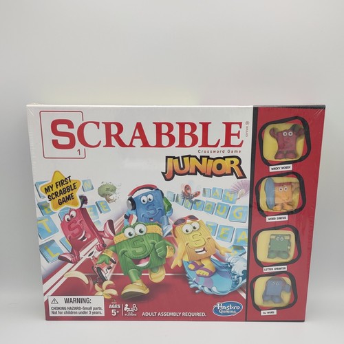 Scrabble Junior Sealed Double Sided Board to Grow with Kids Family Fun ...