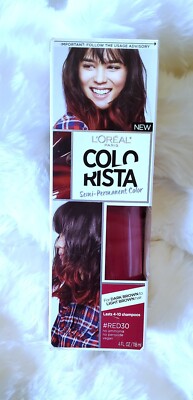 L'Oreal Colorista Semi Permanent Hair Color - Red 30 | eBay