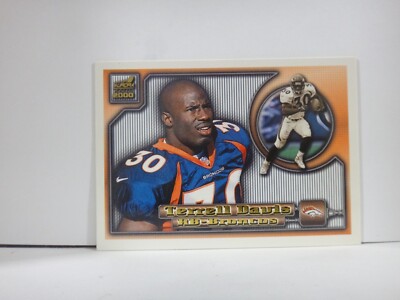 2000 Aurora Pinstripes Denver Broncos Football Card #42 Terrell Davis ...