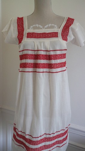ROBE D ETE STEPHANIE VAILLE TAILLE 36 COULEUR ECRU AVEC BRODERIE COTON ...