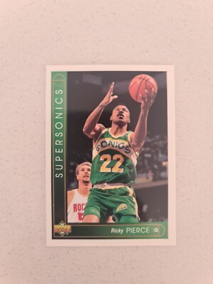 #76 - Ricky Pierce - Seattle Supersonics - Upper Deck Basketball | eBay