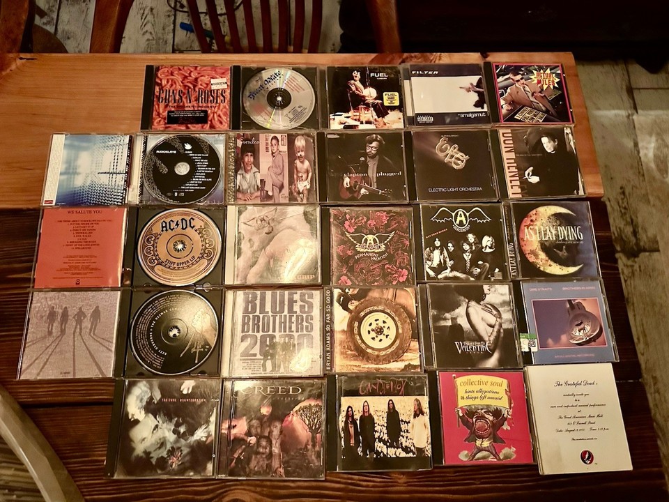 Mix Cd Lot Of 25 Discs-Mostly Rock | eBay