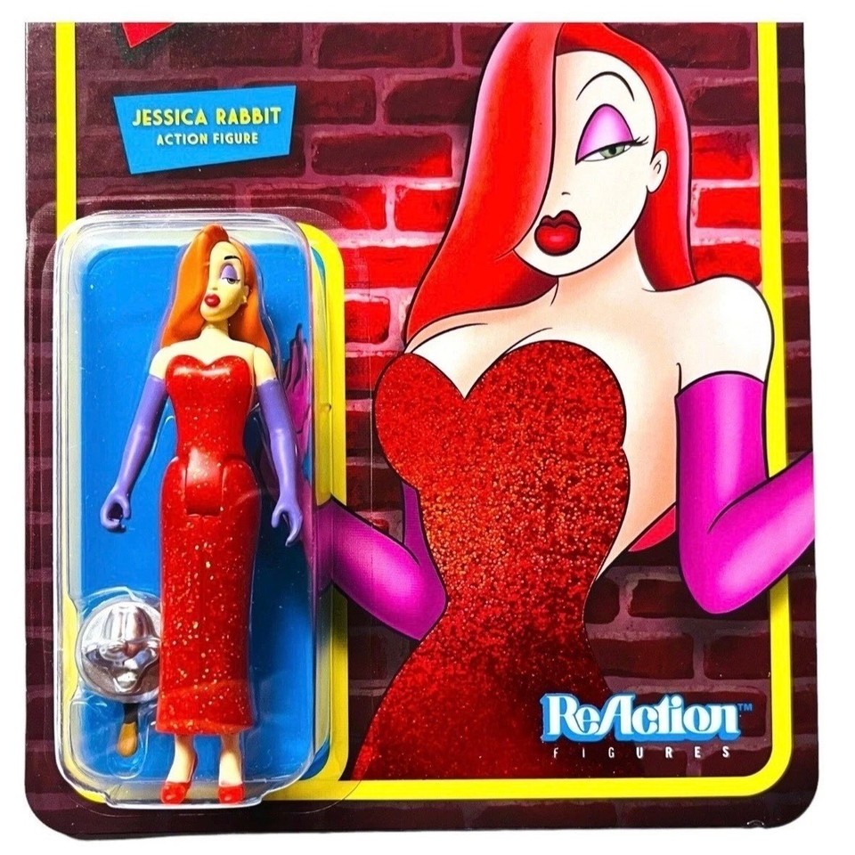 Jessica Rabbit Reaction Collectible Figure Super7 Who Framed Roger ...