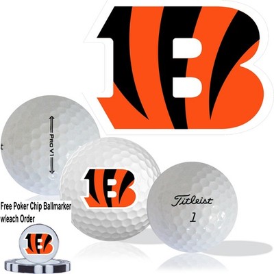 NFL Cincinnati Bengals • Golf Balls 12 pack • Titleist ProV1 ...