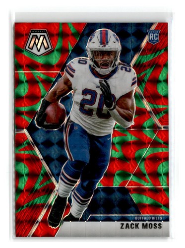 2020- Panini Mosaic Reactive Green -#231-Zack Moss RC-Buffalo Bills | eBay