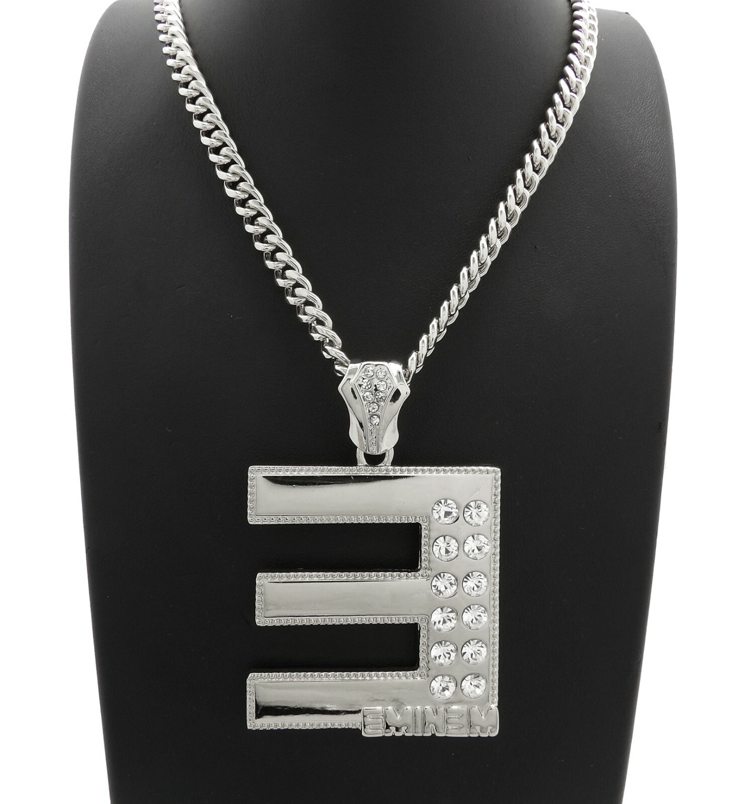 EMINEM PENDANT WITH CUBAN CHAIN | eBay